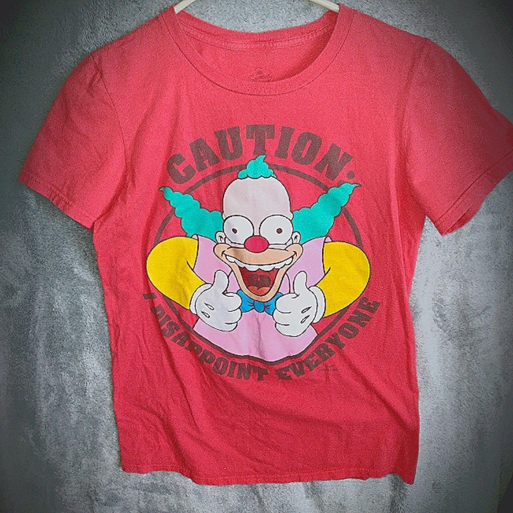 Simpsons Krusty The Clown T Shirt Gem